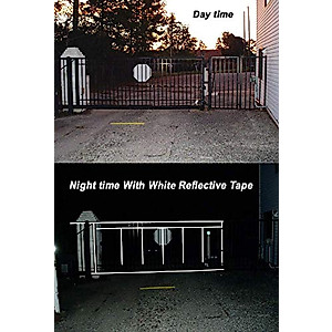 White High Visibility DOT-C2 Reflective Tape 2 inch x 20 feet Safety Warning Conspicuity Tape Waterproof Self-Adhesive Tape for Trailer Vehicles Trucks Vans Bikes Cargos Helmets Poles