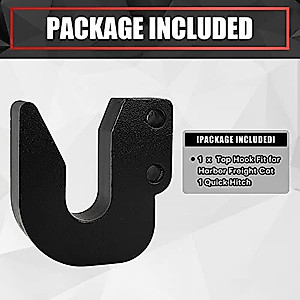 VIAGL Cat 1 Quick Hitch Top Hook Fit for Harbor Freight