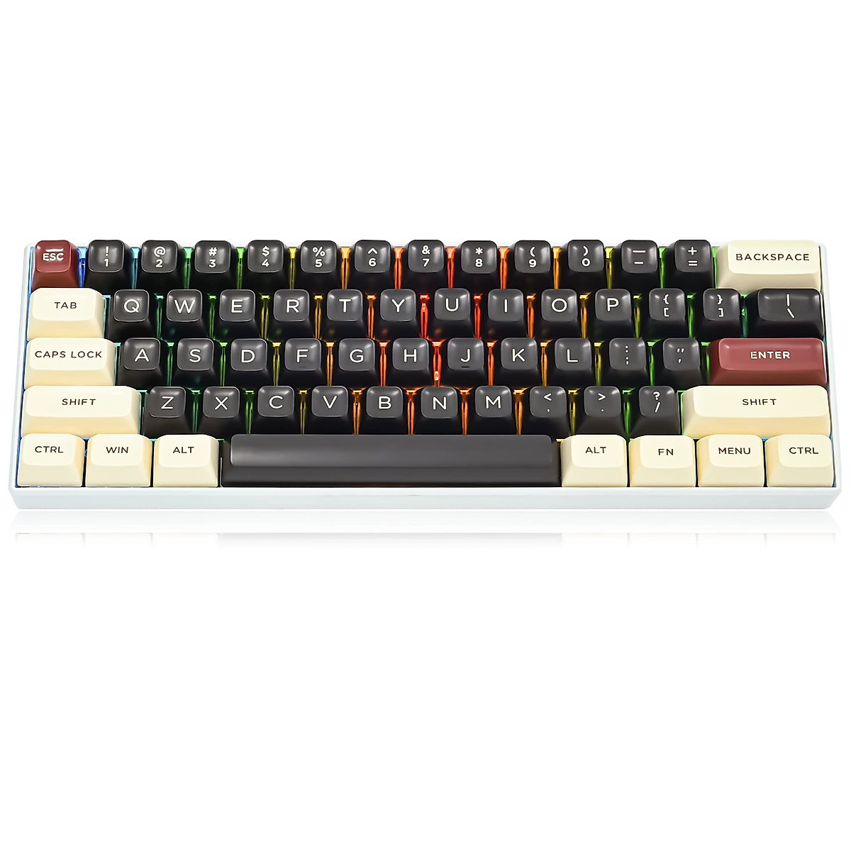 Rome ASA Custom keycaps ，150 Keys Double-Shot Key Cap Set for Cherry/Gateron MX switches 60 Percent / 64/61 Gaming Mechanical Keyboard