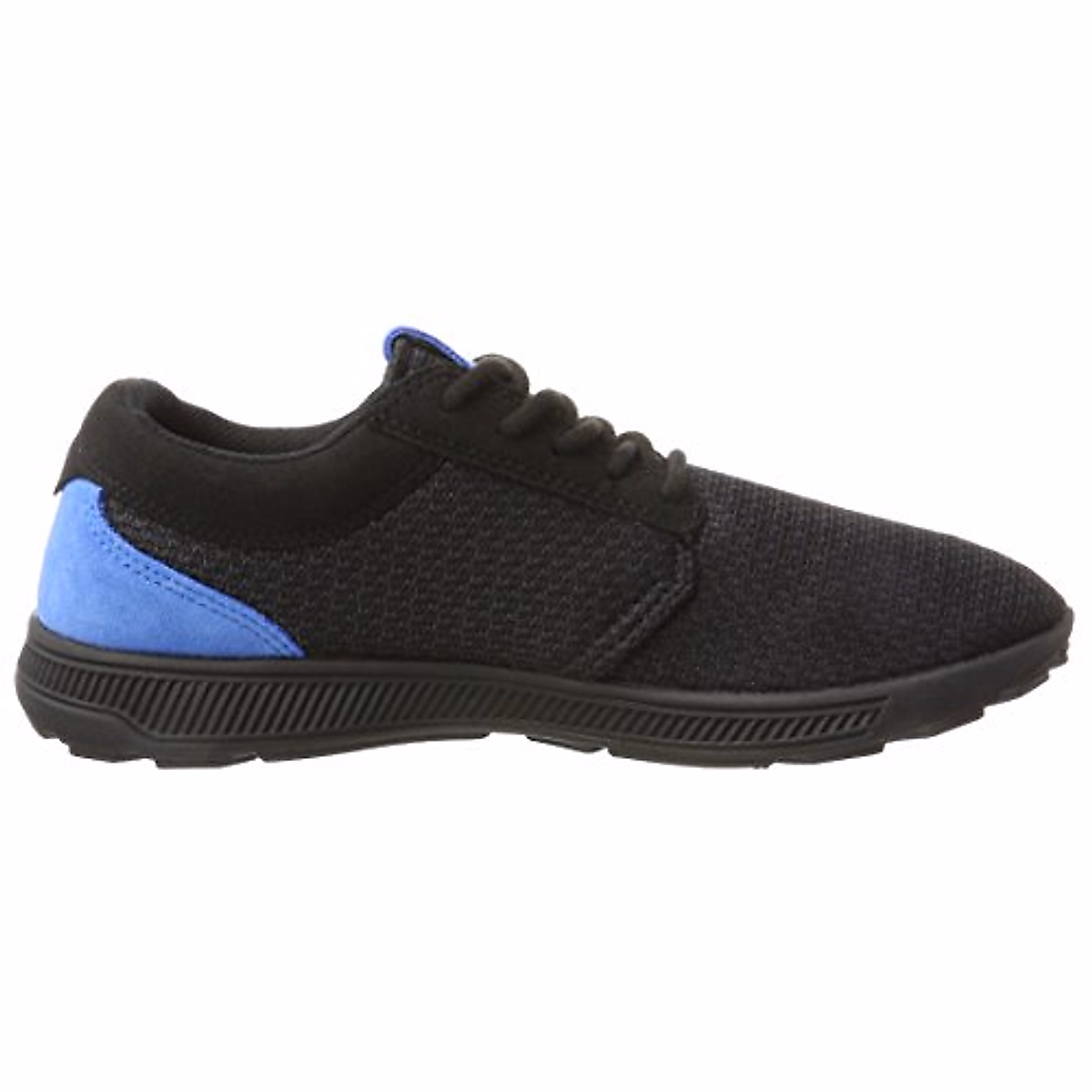 SUPRA Unisex-Adult Hammer Run Skate Shoe, Black-Royal, 10 Regular US