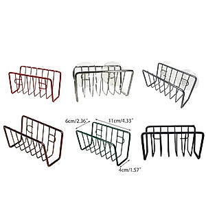 Psdndeww Kitchen Sink Drain Rack Sponge Draining Basket Container Accessory Supplies for Bathroom Countertop Cloth Rack