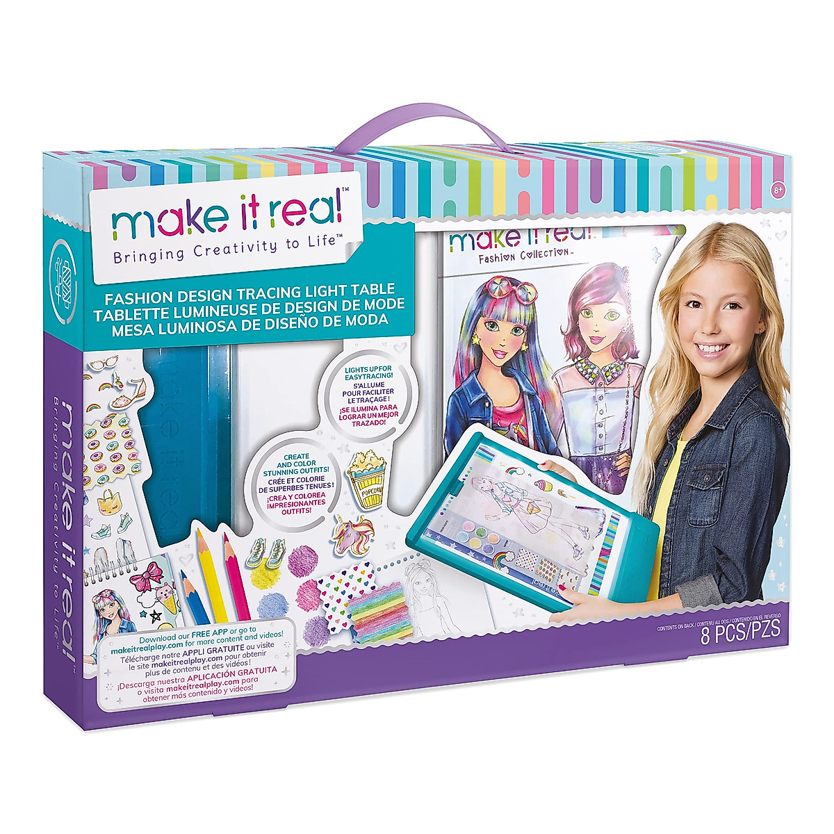 Make It Real Fashion Design Tracing Light Table
