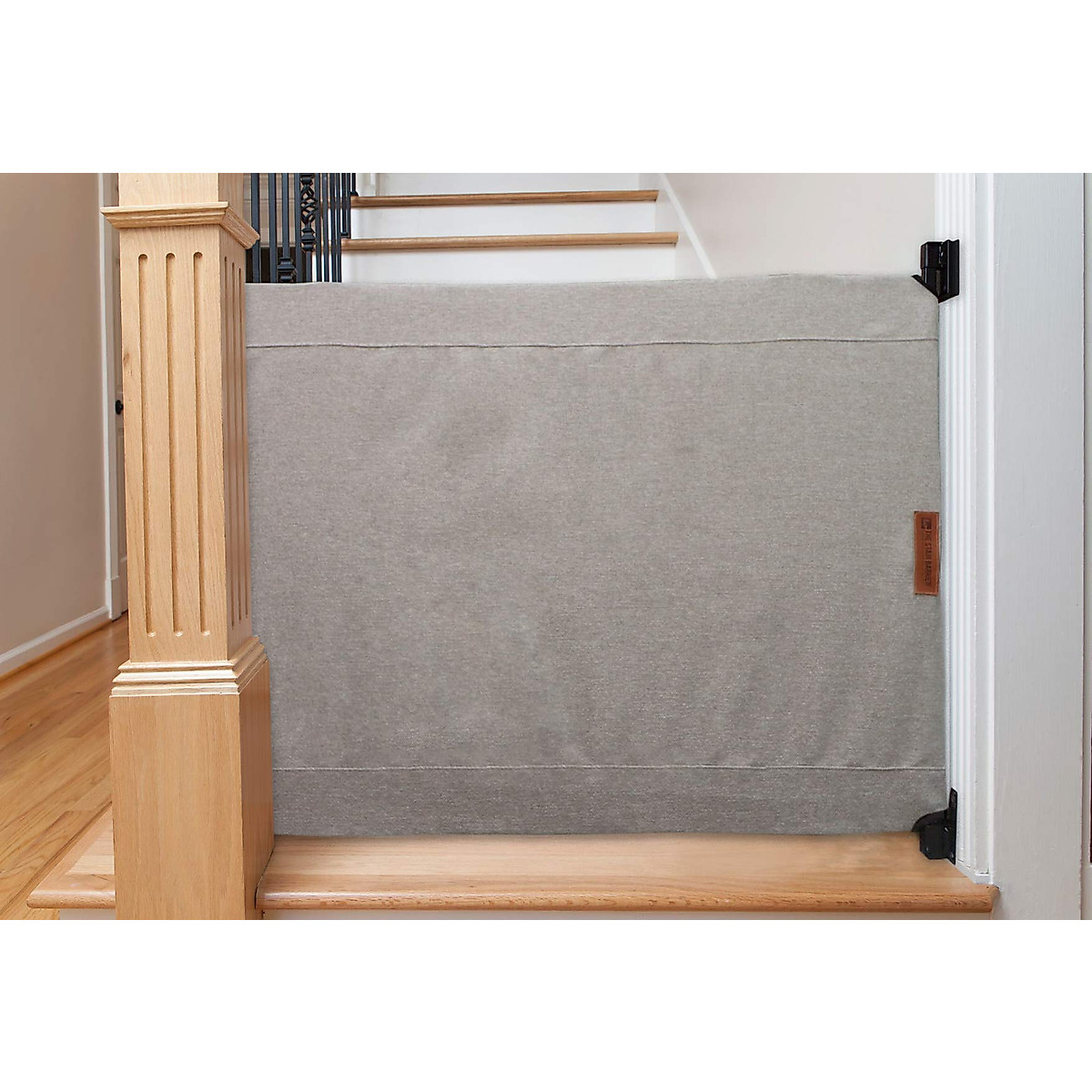 The Stair Barrier Baby and Pet Gate: Banister to Wall Baby Gate - Safety Gates for Kids or Dogs - Fabric Baby Gate for Stairs with Banisters- 36" - 43" Wide, 32" Height - Made in The USA, New 2029