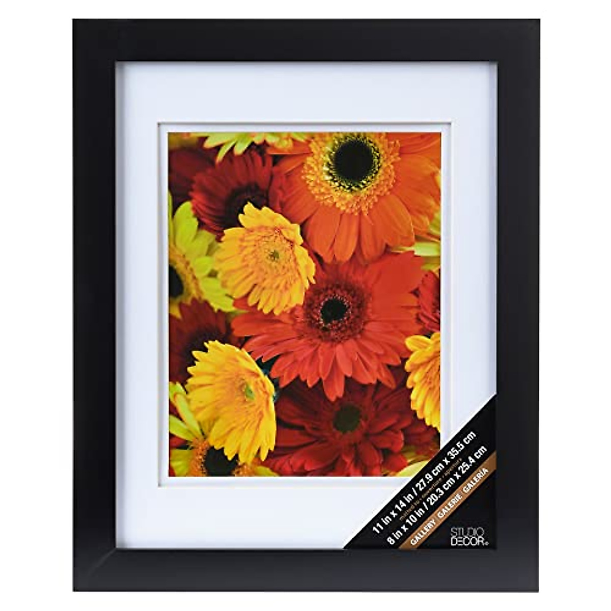 MICHAELS Bulk 6 Pack: Black 8”; x 10”; Gallery Wall Frame with Double Mat by Studio Décor®