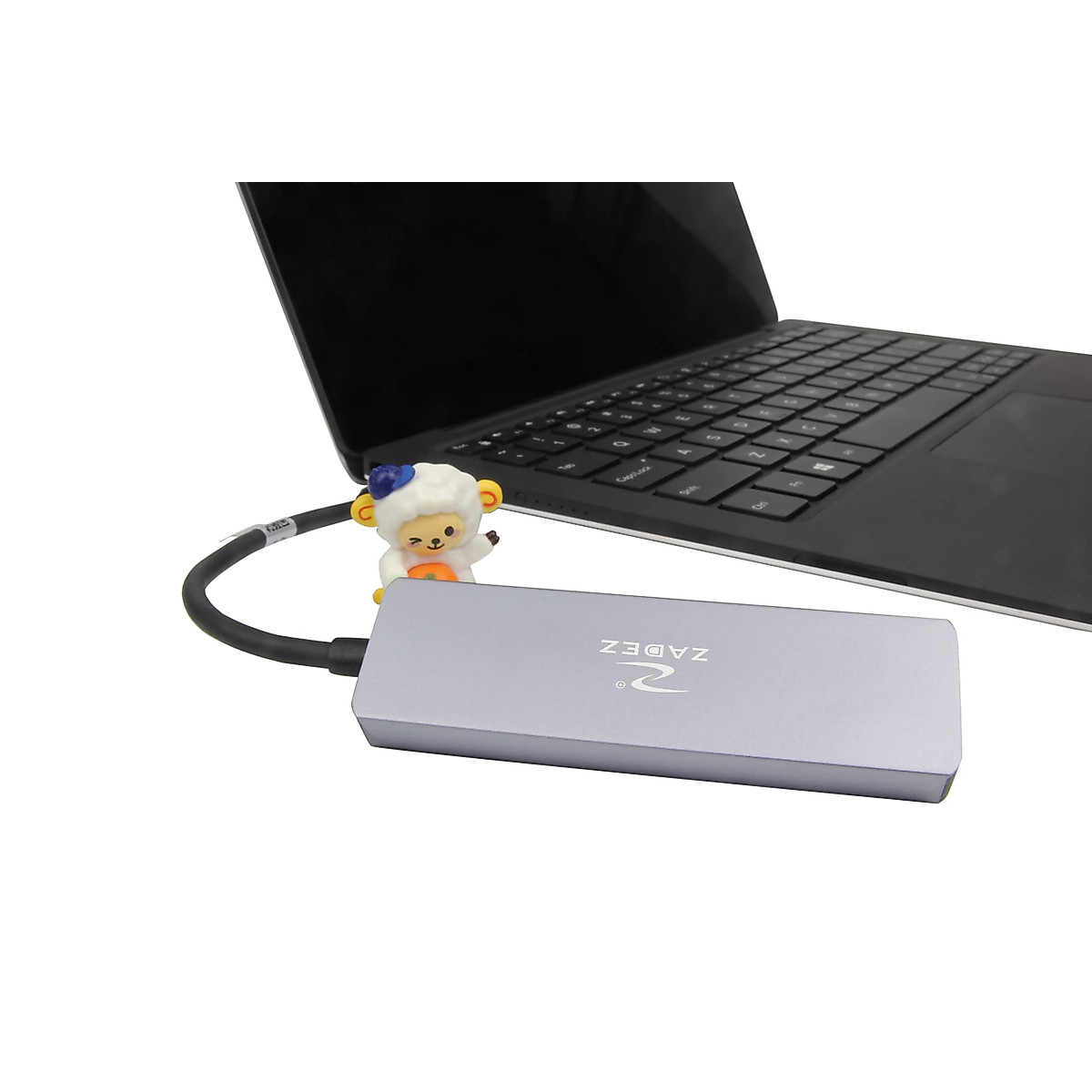 ZADEZ ZAH-514 USB-C Hub 4-in-1 Type-C (USB-C) Connection Standard, HDMI Port 4K (30 Hz) - Charge Port 60W - Data Transfer(up to 4.8 Gbps) Aluminum Material, Maximum Heat Dissipation