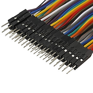 KeeYees 3 Set Microcontroller Development Board for Arduino IDE with USB Cable and 2.54mm Straight Pin Header + 3pcs 40Pin 20cm Female Male Jumper Wires
