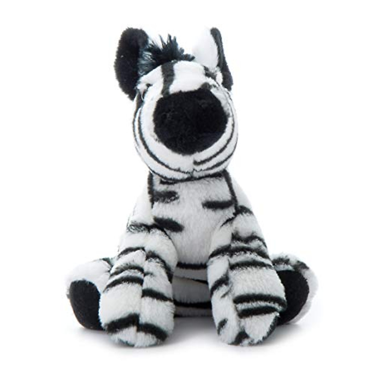 The Petting Zoo Zebra Stuffed Animal, Gifts for Kids, Wild Onez Zoo Animals, Zebra Plush Toy 8 inches