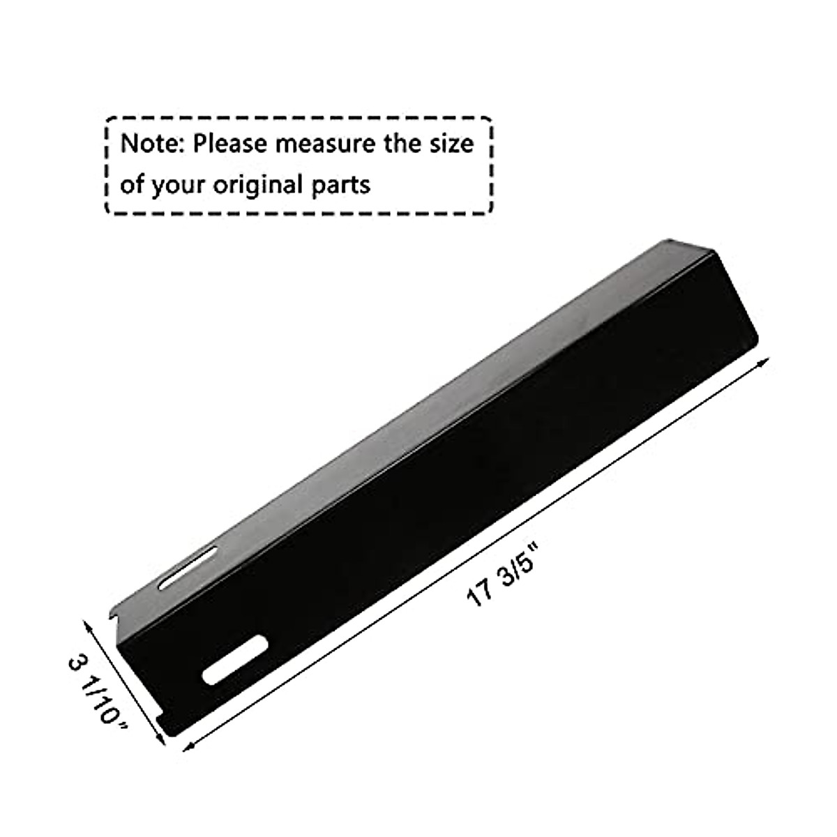 Hisencn Parts Kit Replacement Fits for Brinkmann 5 Burner 810-8501-S, 810-8502-S Gas Grill Models, Grill Burners, Heat Plates, Crossover Tubes