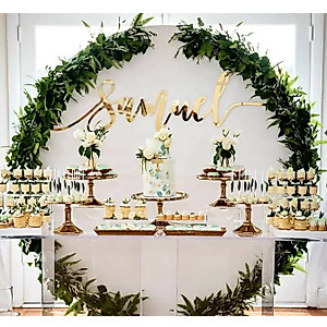 7.2ft Pure White Round Backdrop Cover for 7ft /7.2ft Circle Stand, Wrinkle Free Stretchy Circle Arch Round Backdrop Cover for Party Wedding Birthday Baby Shower Photography