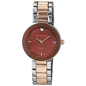 Anne Klein Women's Genuine Diamond Dial Bracelet Watch