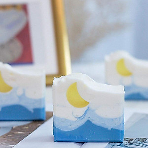 Crescent Moon Shaped Long Tube Silicone Soap Mold Moonlight Sonata Column Chocolate Candy Mold for Mousse Cake Baking Handmade Candle Mold Embed Soap Making Supplies