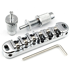 Locking Roller Bridge for Epiphone Les Paul Guitar- Chrome