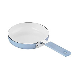 12pc Ceramic Cookware Set, Cookware Pots and Pans Set, PFAS-Free, Dishwasher Safe, Blue Linen