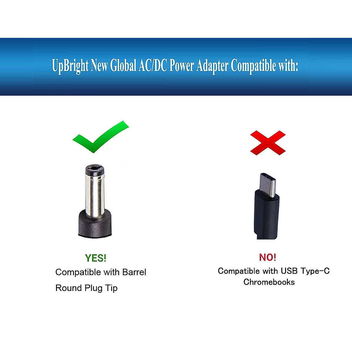 UpBright 12.6V AC/DC Adapter Compatible with Cholas KZD02 30 Speed Deep Tissue Massage Gun Percussion Body Muscle Therapy Massager 12.6VDC 0.8A DC12.6V 800mA Power Supply Cord Battery Charger w/Barrel