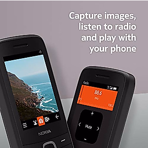 Nokia 225 | GSM Unlocked Mobile Phone | 4G | Black