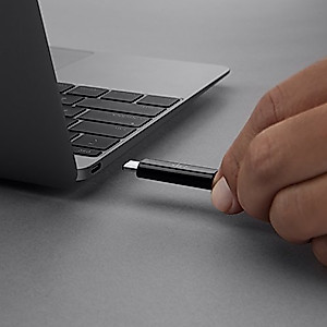 Belkin Thunderbolt 3 USB C to USB C 3.3ft/1M Long Data Transfer Power Cable with 20 Gbps Data Transfer Speed & Up To 10 Gbps for USB3.1 Devices - Supporting Thunderbolt, 4K & Ultra HD Display (Black)