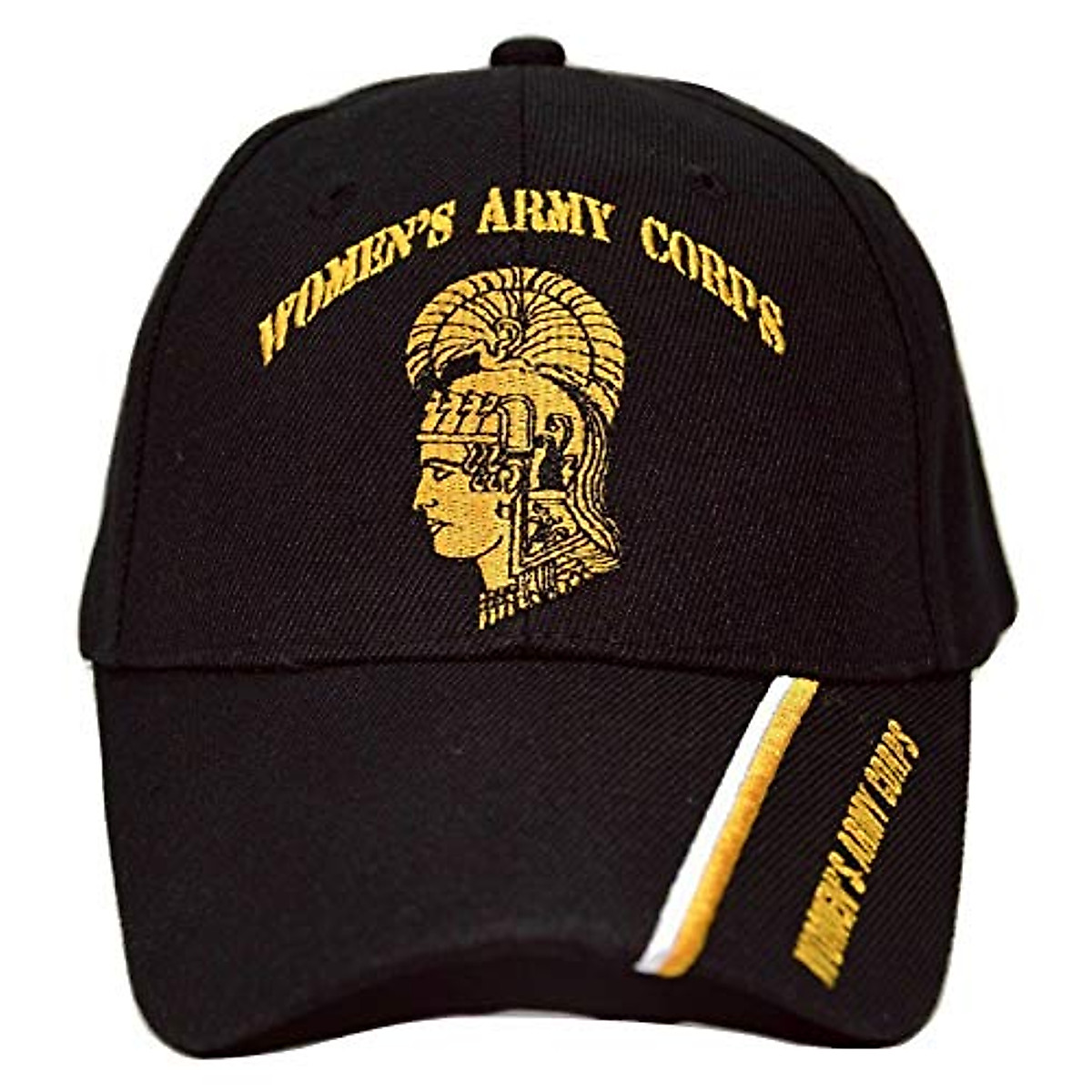 Trade Winds Women's Army Corps U.S. Army Black WAC Embroidered Cap Hat CAP564 (TOPW)