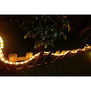 Deco String LED Rope Lights, 10M 33ft, Retro Warm White 2700K, Indoor or Outdoor, 33ft, Linkable, Perfect for Deck, Garden, Patio, Landscape Lighting, Camping, Party, Bedroom Décor, Waterproof
