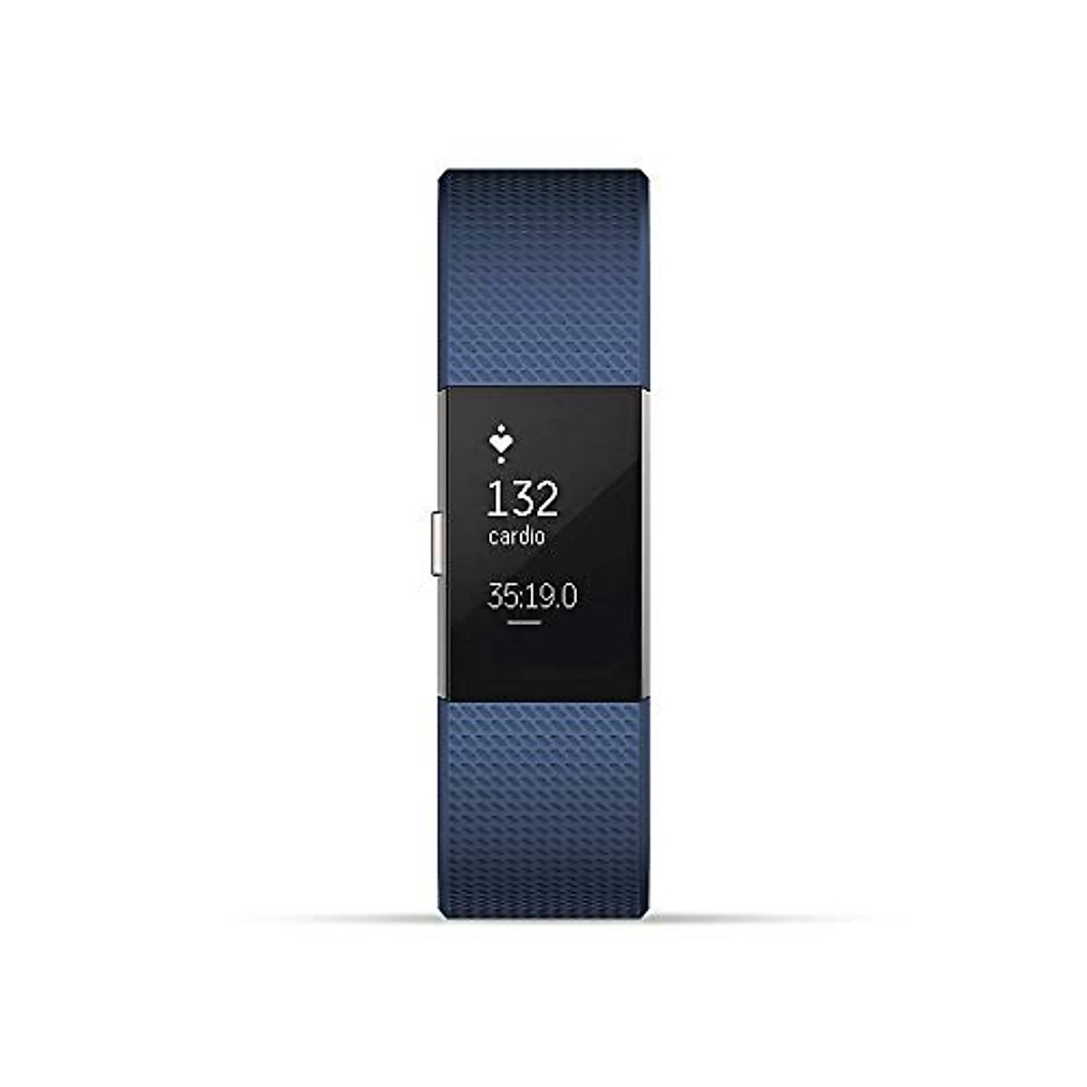 Fitbit Charge 2 Heart Rate + Fitness Wristband, Blue, Large (6.7 - 8.1 Inch) (US Version) (Renewed)