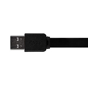 Synergy Digital Camera USB Cable, Compatible with Canon EOS R6 Mark II Mirrorless Digital Camera, 3 Ft. Type-C to USB-A Black Data USB Cable