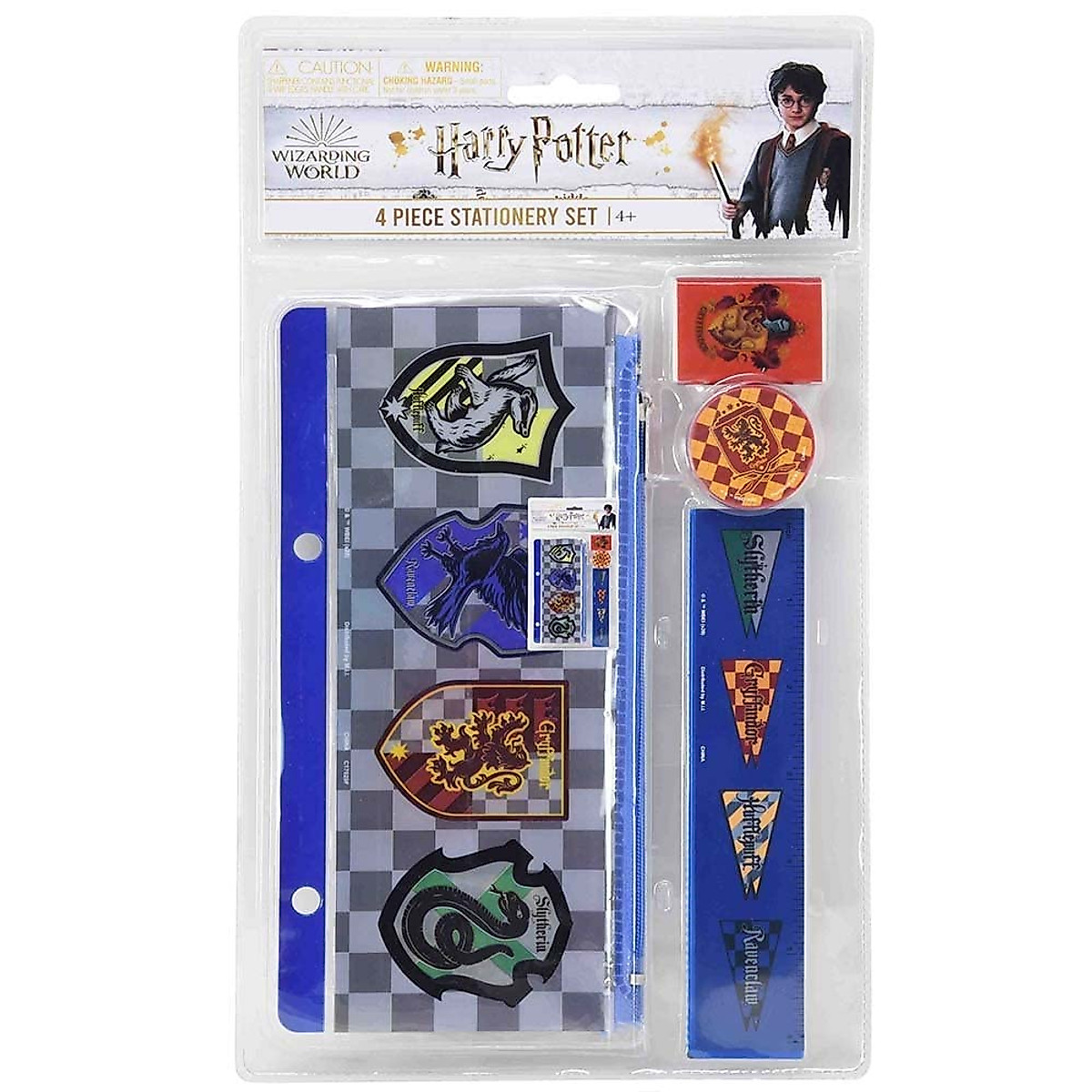Harry Potter Party Favors Bundle - 32pc Ultimate Harry Potter Goodie Bags Set Featuring Fantastic Beasts Bookmarks and Pens, Harry Potter Pouches, Decals, and More (Harry Potter Writing Set)