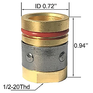 Mig Welding Gun Accessory .030"Kit for Miller Millermatic M-25,M-40 and Hobart H MIG Gun:20pcsWelding Contact Tips 000-067 0.030"+2pcs Welding Nozzles 200-258 1/2"+2pcs Welding Gas Diffusers 169-728