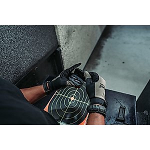 Caldwell Small/Medium Ultimate Shooting Golves with Breathable Material, Padding, and Touch Control for for Target Shooting, Range, and Hunting
