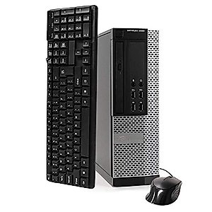 DELL OPTIPLEX 9020 Slim Business Desktop Computer Small Form Factor (SFF), Intel Quad-Core i5-4570 Up to 3.6GHz, 8GB RAM, 500GB HDD , DVD, WiFi, VGA, Windows 10 Pro 64 Bit (Renewed)