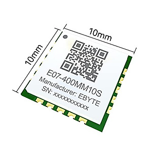 CC1101 433MHz Wireless Module SPI E07-400MM10S 10dbm 1.5KM RX TX FIFO LQI RSSI Small Size SMD Stamp Holes Antenna