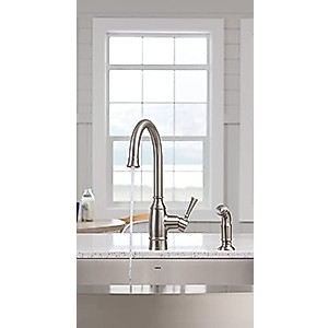 Moen G18121 1800 Series 30-Inch X 21-Inch Stainless Steel 18 Gauge Single Bowl Farmhouse Kitchen Sink