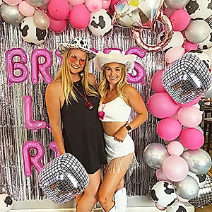 JeVenis Brides Last Ride Balloons Brides Last Rodeo Decoration Nashville Bachelorette Party Decorations Disco Cowgirl Bachelorette Decoration Lets Go Girls Decoration