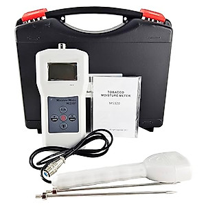 Digital Tobacco Moisture Meter Analyzer Tobacco Leaf Moisture Tester MS320 Measuring Range 8% to 40% with Separated Probe