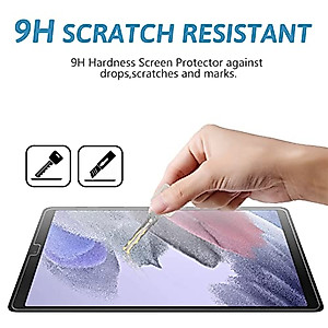 GOZOPO Screen Protector for Samsung Galaxy Tab A7 Lite (8.7 Inch)[Scratch Resistant] SM-T220/T225 Tempered Glass Film - 2-Pack