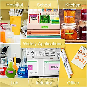 Replacement for Brother P-Touch Label Maker Tape TZe 12mm 0.47 Inch Laminated TZ Colored Tape Compatible with Brother P Touch Label Maker PT-D210 PT-H110 PT-1880 PT-D400, 1/2" x 26.2', 5 Pack