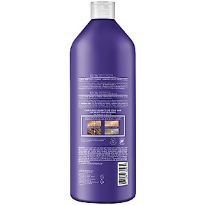 L’Oréal Paris EverPure Sulfate Free Brass Toning Purple Shampoo for Blonde, Bleached, Silver, or Brown Highlighted Hair, 33.8 Fl; Oz (Packaging May Vary)