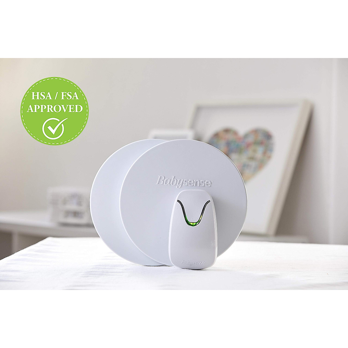 Babysense Video & Movement Baby Monitor - Bundle Pack - Babysense Video Baby Monitor V43 Split Screen with Two PTZ Cameras & Babysense 7 Under-The-Mattress Baby Movement Monitor - 2 in 1