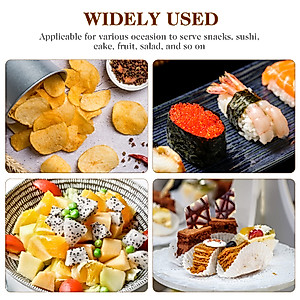 DOITOOL 100 Pack Disposable Wood Boat Plates Dishes, Appetizer Sushi Boats Wooden Boat Serving Tray for Restaurants, Caterers and Food Trucks (3.3L×2.3W×1.2H)