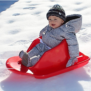 Flexible Flyer Baby Pull Sled. Toddler Boggan. Sleigh for Kids