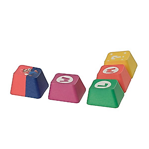 Mechkeeb OEM Profile Mario Novelty Keycap Five Sides Dye-Sublimation Thick PBT Keycaps for MX Mechanical Gaming Keyboard (OEM Mario 4 Keys)