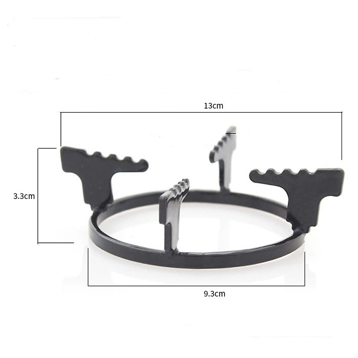 Non-Slip Stove Stand - Moka & Coffee Pot Holder - Gas Range & Oven Burner Grate - Milk Pot Holder for Gas Hob