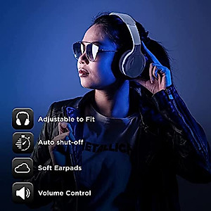 XO Vision IR630BL Universal IR Wireless Foldable Headphones - Black Wireless Bluetooth-Enabled Lightweight Portable for iPhone, Car, Kids Wireless Headphones for Universal Car Entertainment System