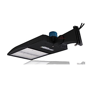 RuggedGrade 42,000 Lumen - 300 watt NextGen III LED Shoebox Lights - Dimmable - with Photocell -ARM Mount