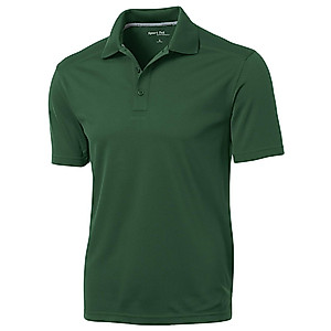 SPORT-TEK Men's PosiCharge Micro Mesh Polo L Forest Green