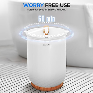 SereneLife Bucket Towel Warmers, White Large Towel Warmer for Spa and Bathroom, Luxury Towel Heater Gifts for Him & Her, Auto Shut-Off, Fits 2 large, Blankets, Bathrobes, PJ's