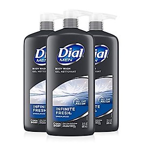 Dial Men Body Wash, Infinite Fresh, 69 fl oz (3-23 fl oz Bottles)