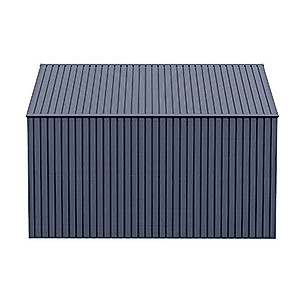 Arrow Shed Elite 12' x 12' Outdoor Lockable Gable Roof Steel Storage Shed Building, Anthracite