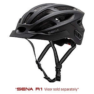 Sena R1 Smart Communications Helmet (Matte Black, Medium)
