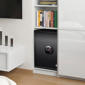 Barska AX12842 Large Biometric Fingerprint Keypad Security Home Safe 1.94 Cubic Ft , Black