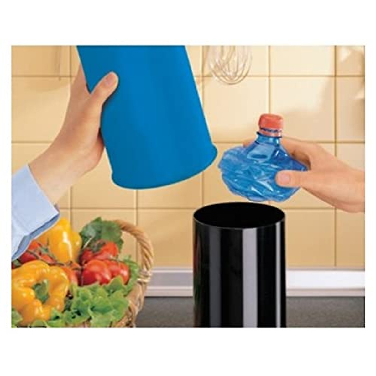 Meliconi Toglingombro Plastic Bottle & Can Crusher, Multi-Colour, One Size