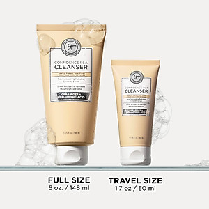 IT Cosmetics Confidence in a Cleanser - Hydrating Face Wash With Hyaluronic Acid & Ceramides - 1.7 fl oz